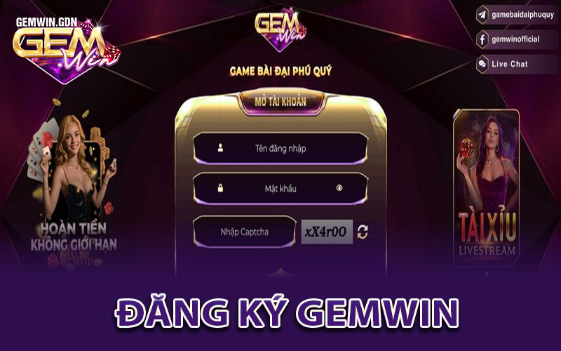 Hướng Dẫn Đăng Ký Gemwin – Tạo Tài Khoản Cực Nhanh